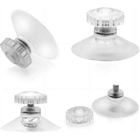 Clear Suction Cups With Screws Extra Strong Adhesive Suction Holder