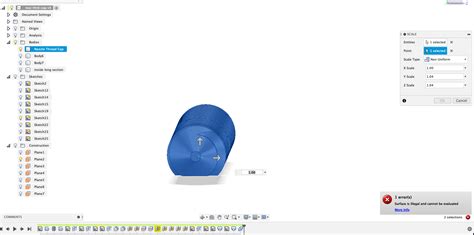 need help with non uniform scaling autodesk community