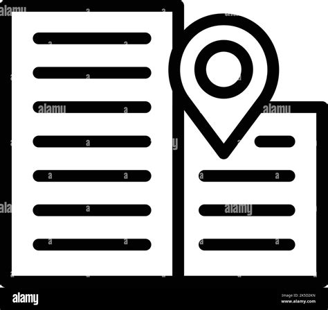 Asylum Location Icon Outline Vector War Refugee Migration Seeker