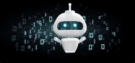 Premium Photo Businessman Holding Chatbot With Binary Code 3d Rendering