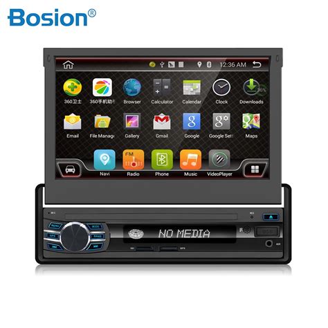 Single 1 DIN Universal Android 6 0 Car Player GPS RADIO With Quad Core