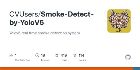 Github Cvuserssmoke Detect By Yolov5 Yolov5 Real Time Smoke