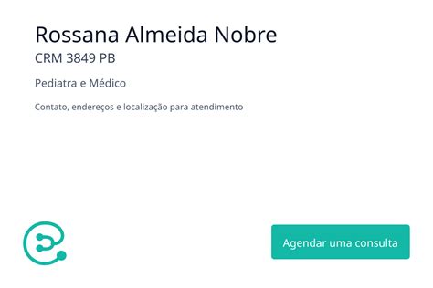 Rossana Almeida Nobre Pediatra Em Campina Grande PB