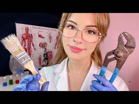 ASMR Fast Aggressive Cranial Nerve Exam W THE WRONG TOOLS Medical