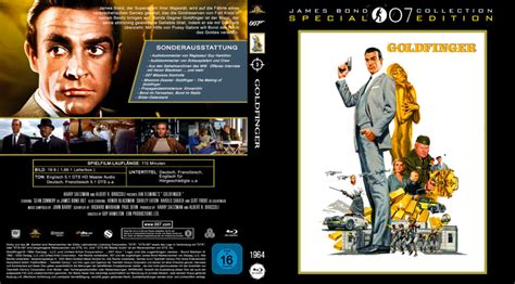 James Bond 007 Goldfinger 1964 De Custom Blu Ray Cover Dvdcovercom