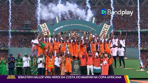 Vídeo Sébastien Haller vira heroi da Costa do Marfim na Copa Africana