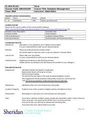 Dbas Class Plan Jan Docx Class Plan Course Code
