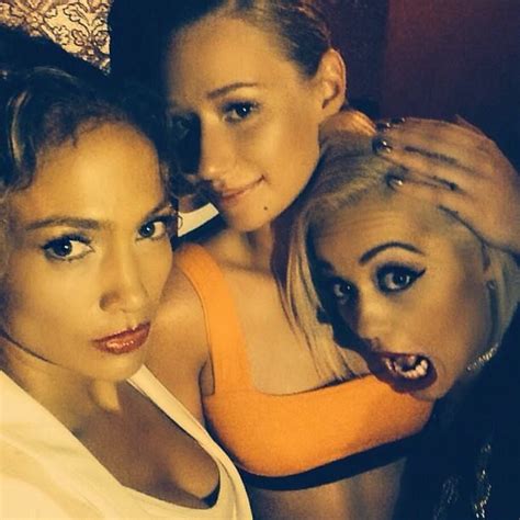 Jennifer Lopez With Iggy Azalea And Rita Ora Iggy Azalea Jennifer