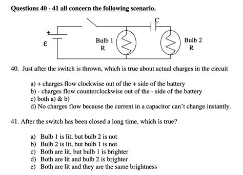 Solved Questions 40 - 41 all concern the following scenario. | Chegg.com
