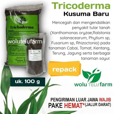 Jual Pupuk Trikoderma Repack 100 Gr Shopee Indonesia