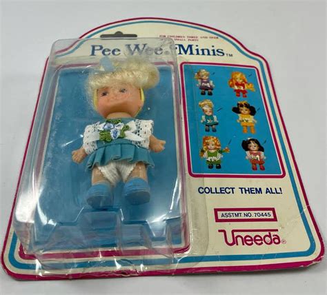 Vintage Uneeda Pee Wee Mini Doll 70445 Nos 1987 4 4627072000