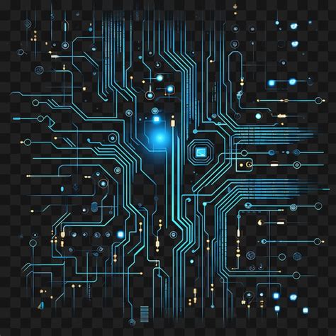 Psd De Tron L Héritage Tron Inspiré Des Lignes De Circuits Numériques