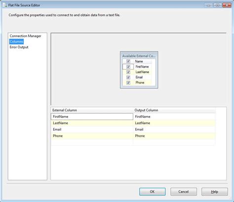 simple ssis importing data from flat text files dave sql server
