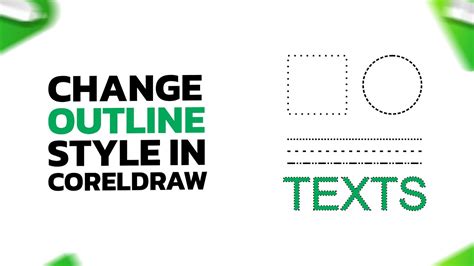 How To Change Outline Line Style In CorelDraw YouTube