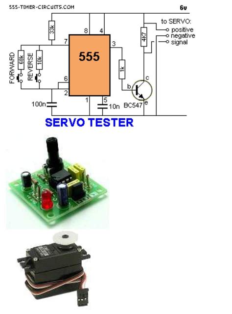 Servo Motor Testing Circuit Relectrical