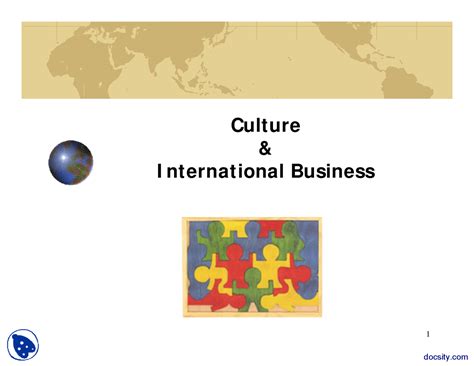 International Business Introduction To Business Managment Lecture