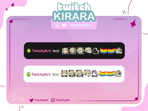 Kirara Pack Of Emotes For Twitch Discord Stickers Youtube Genshin