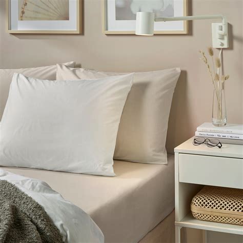 DVALA sheet beige 150x260 cm | IKEA Latvija