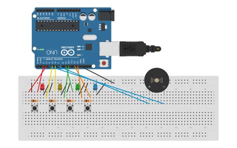 Circuit Design Projeto Genius Tinkercad