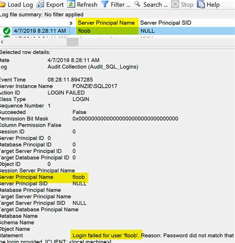Server Principal SID Showing As NULL And Name As Empty String