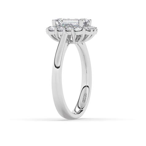 IGI 2CT D VS1 Solitaire Lab Grown Emerald Diamond Engagement Ring 950