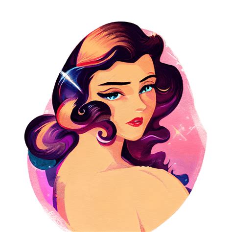 Zodiac Pinup Girl · Creative Fabrica