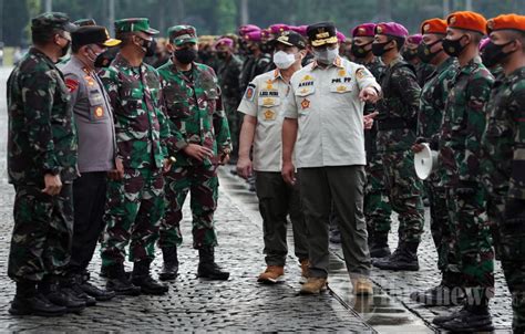 Gelar Pasukan Pengetatan PPKM Mikro Foto 14 1886141 TribunNews