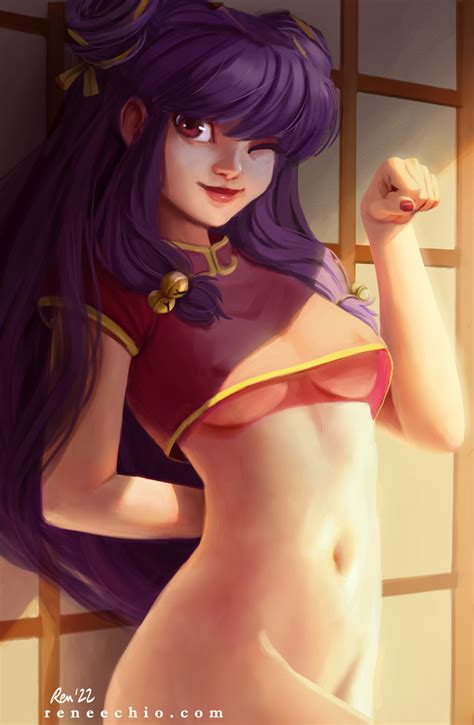 Reneechio Shampoo Ranma 1 2 Ranma 1 2 Highres 1girl Arm Behind