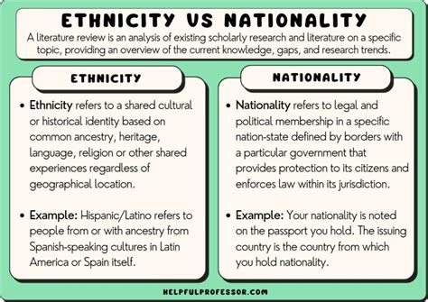 Ethnicity Vs Nationality Similarities And Differences