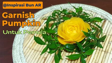 Tutorial Garnish InspirasiBunAR Labu Madu Pumpkin Carving YouTube