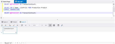 Executing SQL Statements
