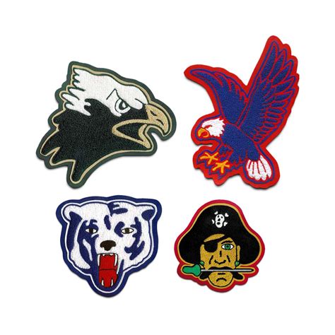 Custom Mascot Chenille Patch Oem Manufacturer Of Personalized Mascot