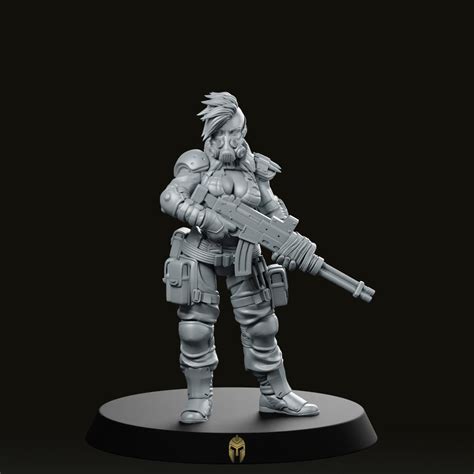Joey Pratts Ganger Miniature Science Fiction By Papsikels Miniatures