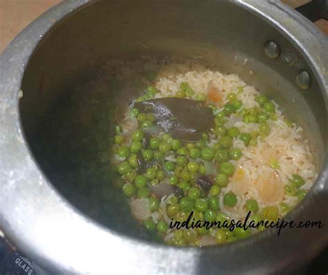 Matar Pulao Recipe Pea Rice Recipe How To Make Matar Pulao Served