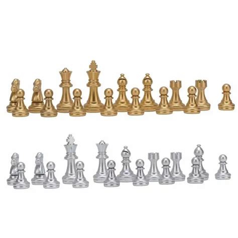 Schachspiel Schachfiguren Leichtes Gold Und Silber F R Geschenke F R