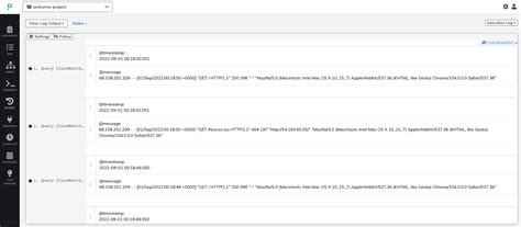 Amazon Cloudwatch Logs Workflow Step Plugins
