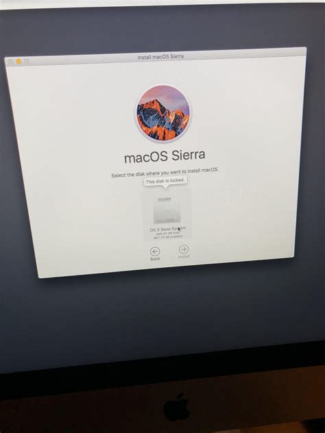 Im Trying To Reinstall Macos And It Says My Disk Is Locked Rmac