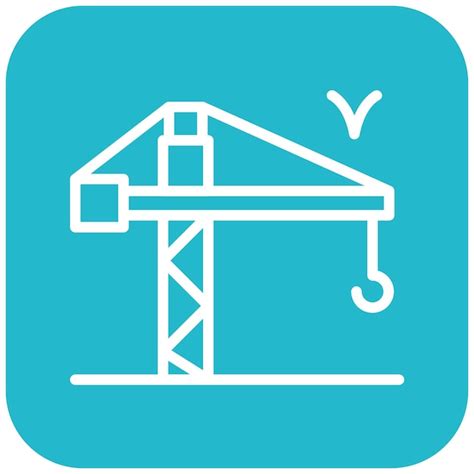 Premium Vector Crane Vector Illustration