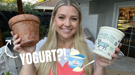 Aging Terracotta Pots With Yogurt 🐮 This Is The Weirdest Video I