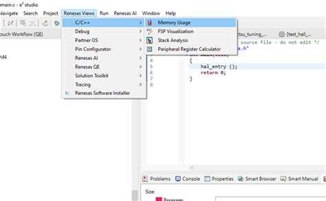 How To Check Memory Usage Of The Project Forum Ra Mcu Renesas