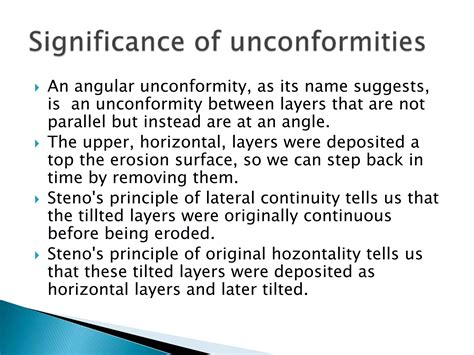 Unconformities Ppt