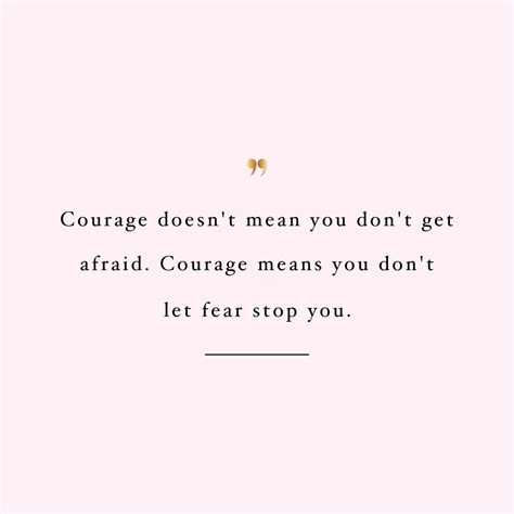Dont Let Fear Stop You Health And Wellness Quote
