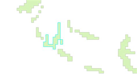 arcmap merging polygons that share one vertex node neighbors using