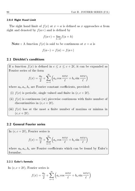 Solution Application Of Differential And Difference Equations Fourier Series Fs Dirichlet