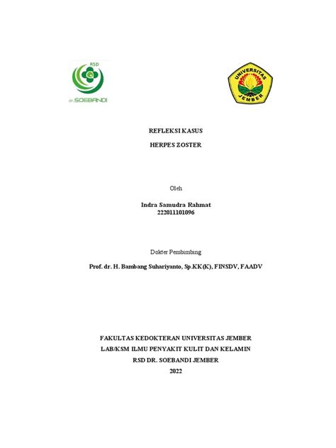 Indra Samudra Rahmat 222011101096 Herpes Zoster Pdf