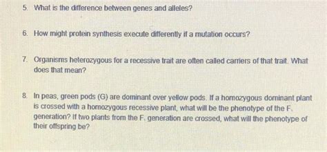 Part 2 Post Lab Questions 1 How Much Genotypic