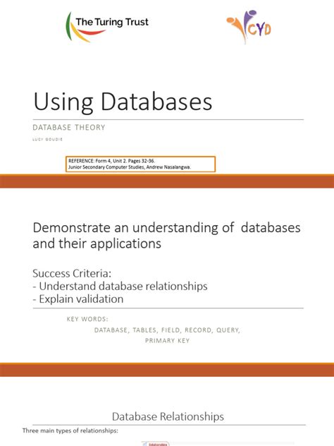 Database Theory Lesson 5 Document Pdf Table Database Data