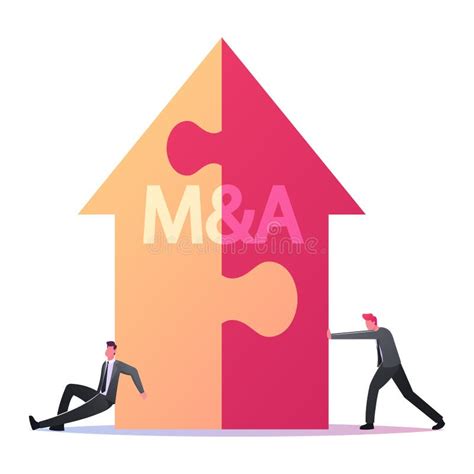 merger and acquisition stock vector illustration of uniting 2335052