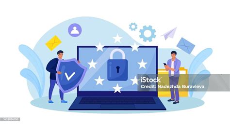 개인 정보 보호를위한 일반 개인 정보 보호 규정 Gdpr 및 개인 정보 보호 정치 개인 정보 제어 및 보안 비즈니스 데이터 및 법률 정보를 보호하는 사람 개인정보보호 규정에