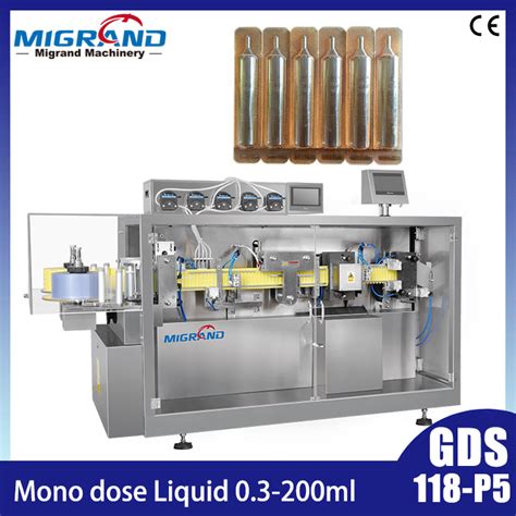 Ce Certification Oral Liquid Vial Filling Machine Plastic Ampoule